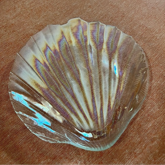 Accents | Rare 196s Kamei Craft Japan Carnival Glass Shell Dish | Poshmark